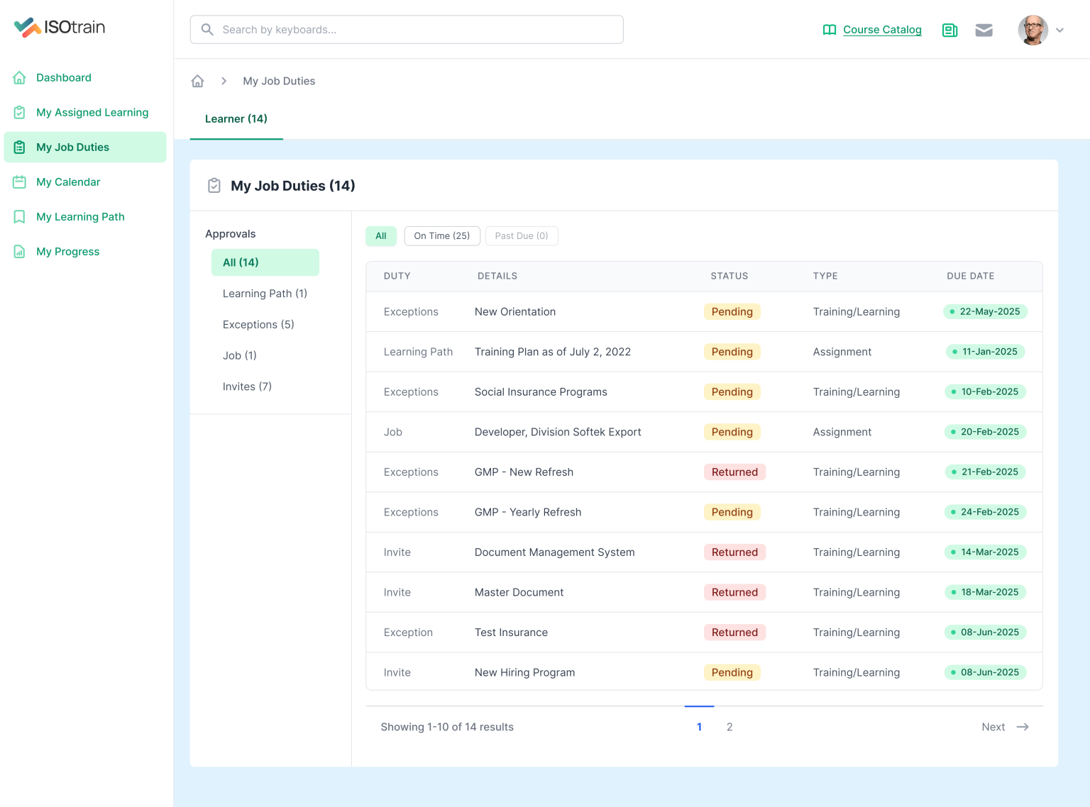 Employee Onboarding with ISOtrain LMS