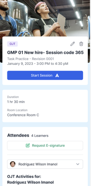 On-the-Job Training Support | Solutions | ISOtrain LMS